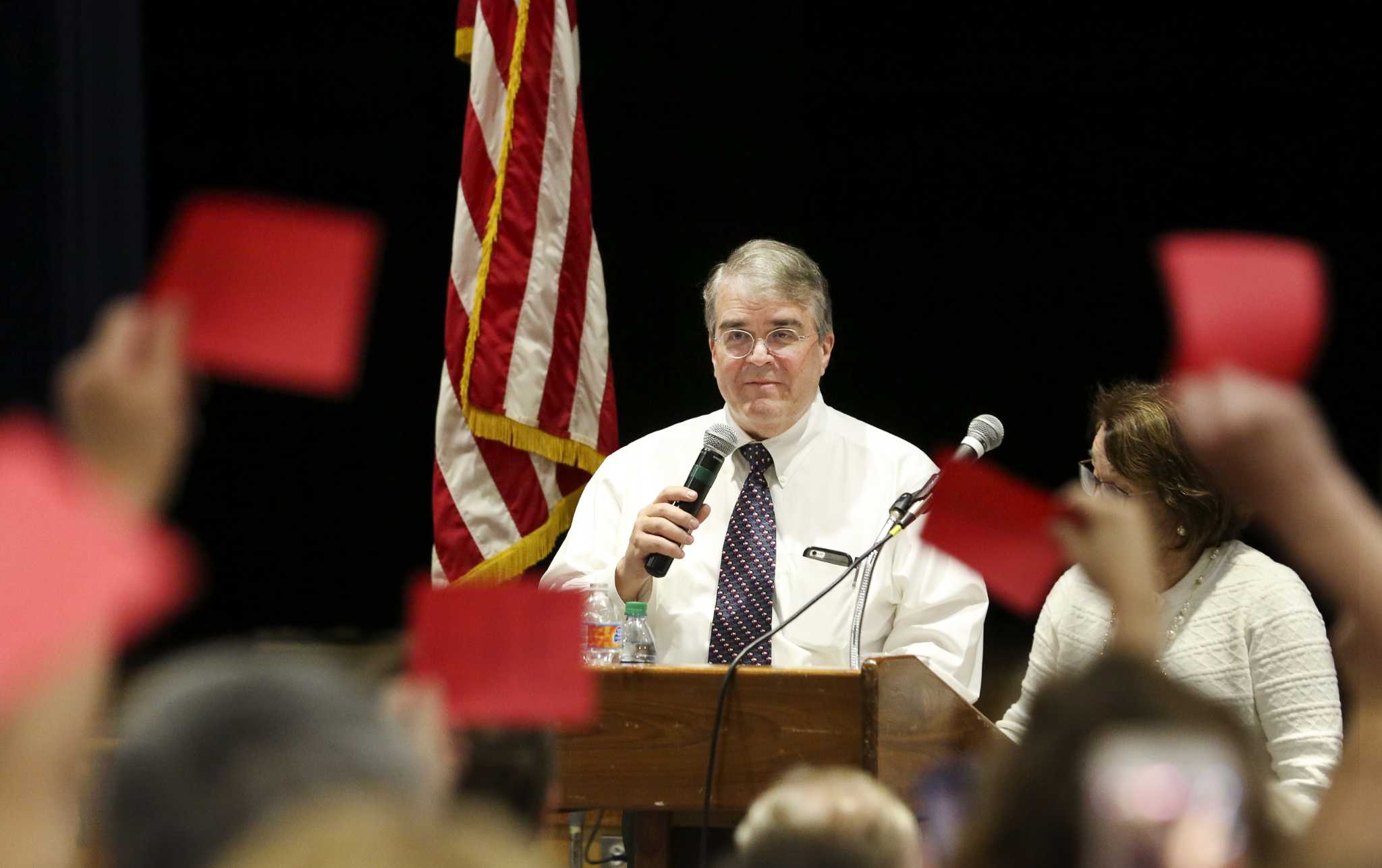 Culberson faces raucous town hall