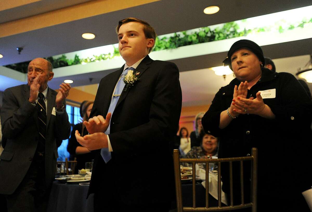 Trumbull High junior receives Sutherland Inspiration in Democracy Award