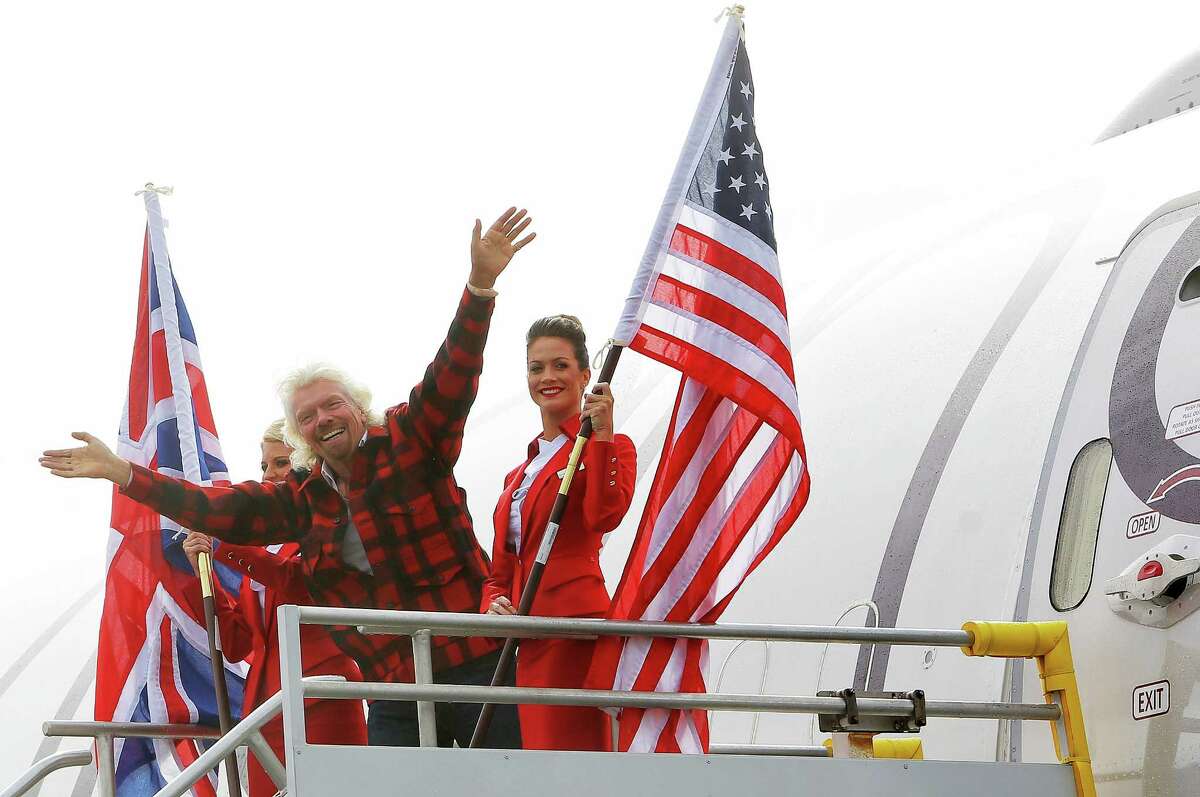 Sir Richard Branson Introduces Virgin Atlantics New Seattle To London