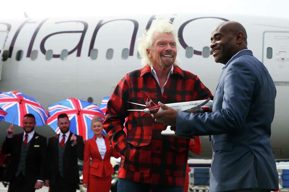 Sir Richard Branson Introduces Virgin Atlantics New Seattle To London