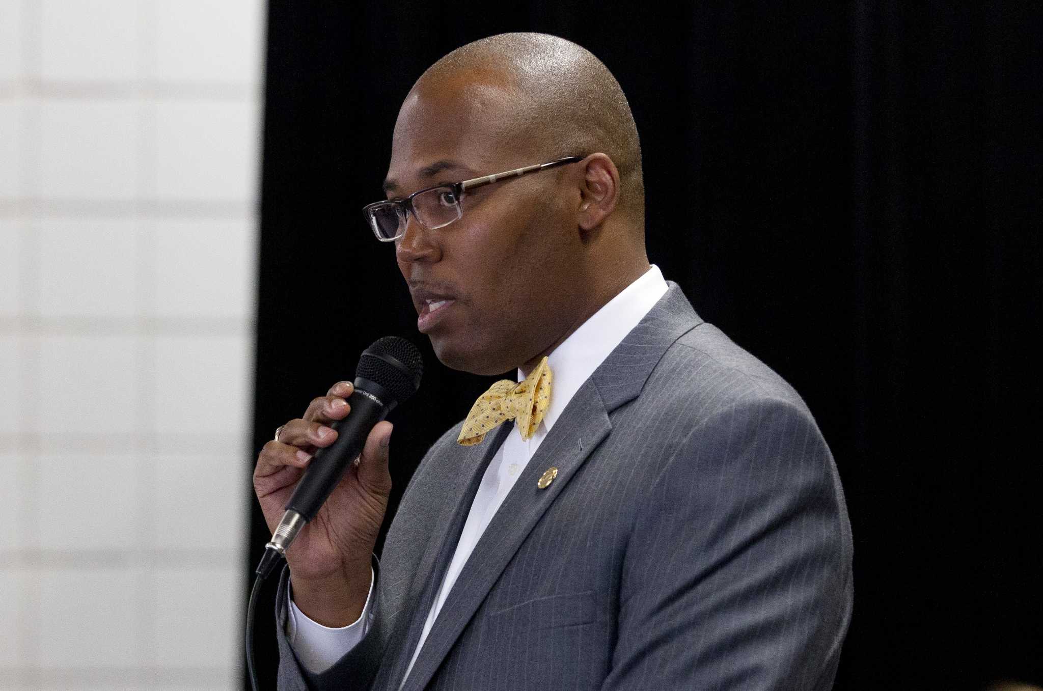 Spring ISD superintendent Rodney Watson offers an overview of district