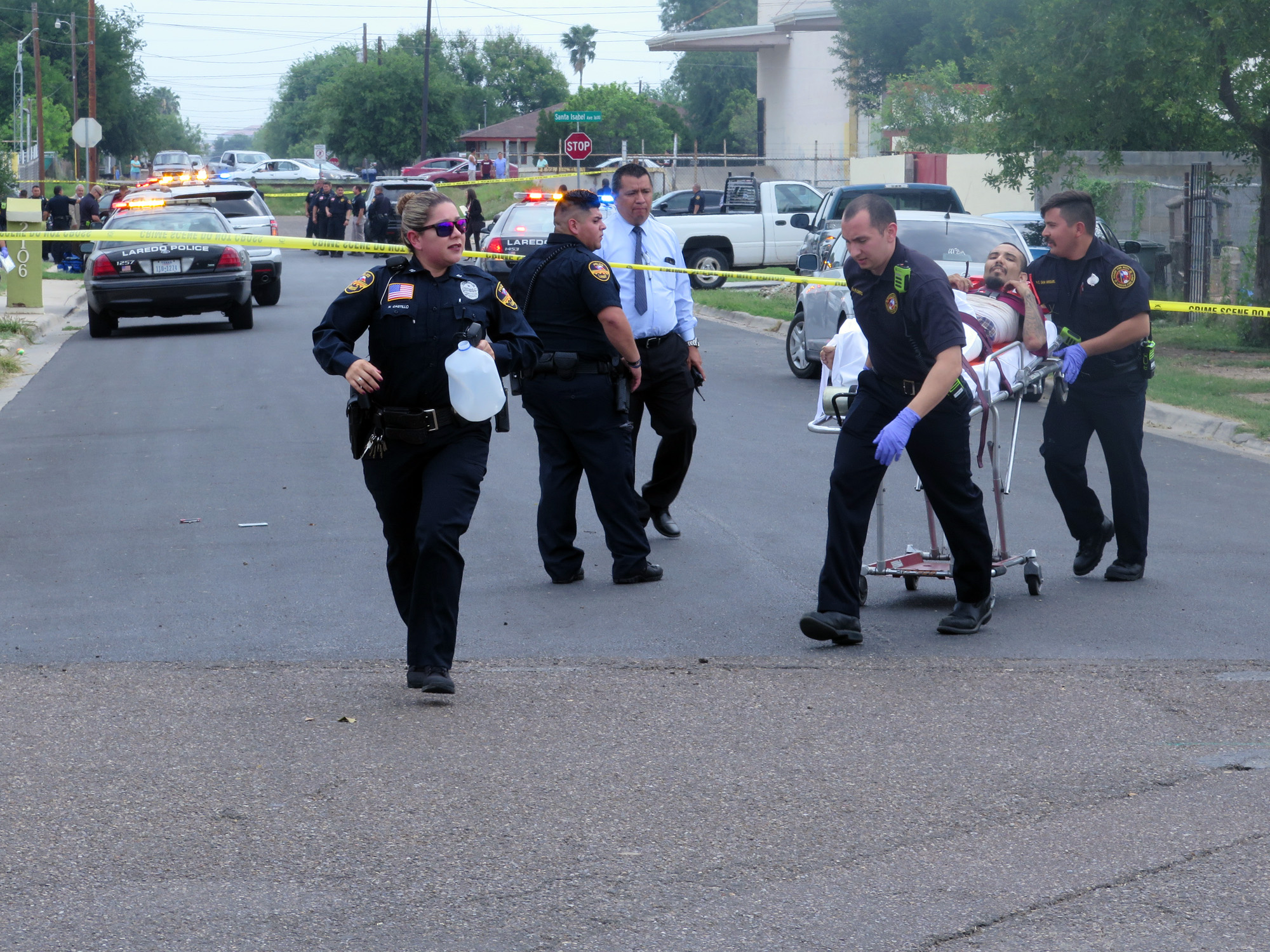 Police officer shoots and wounds man in west central Laredo firefight