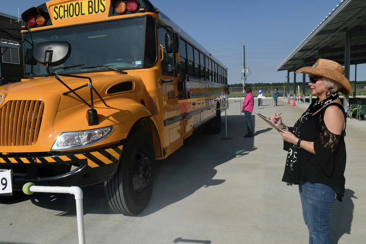 Photos: Cy-Fair bus drivers showcase road-e-o skills