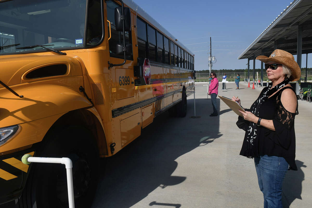 Photos: Cy-Fair bus drivers showcase road-e-o skills