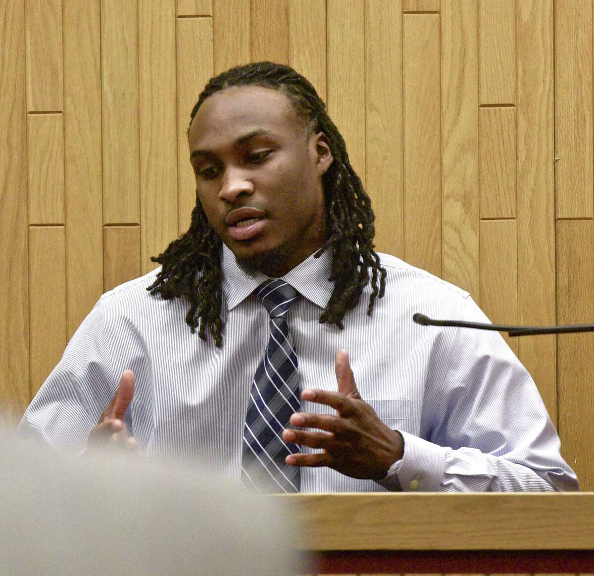 Sanderson claims self-defense in Danbury murder case