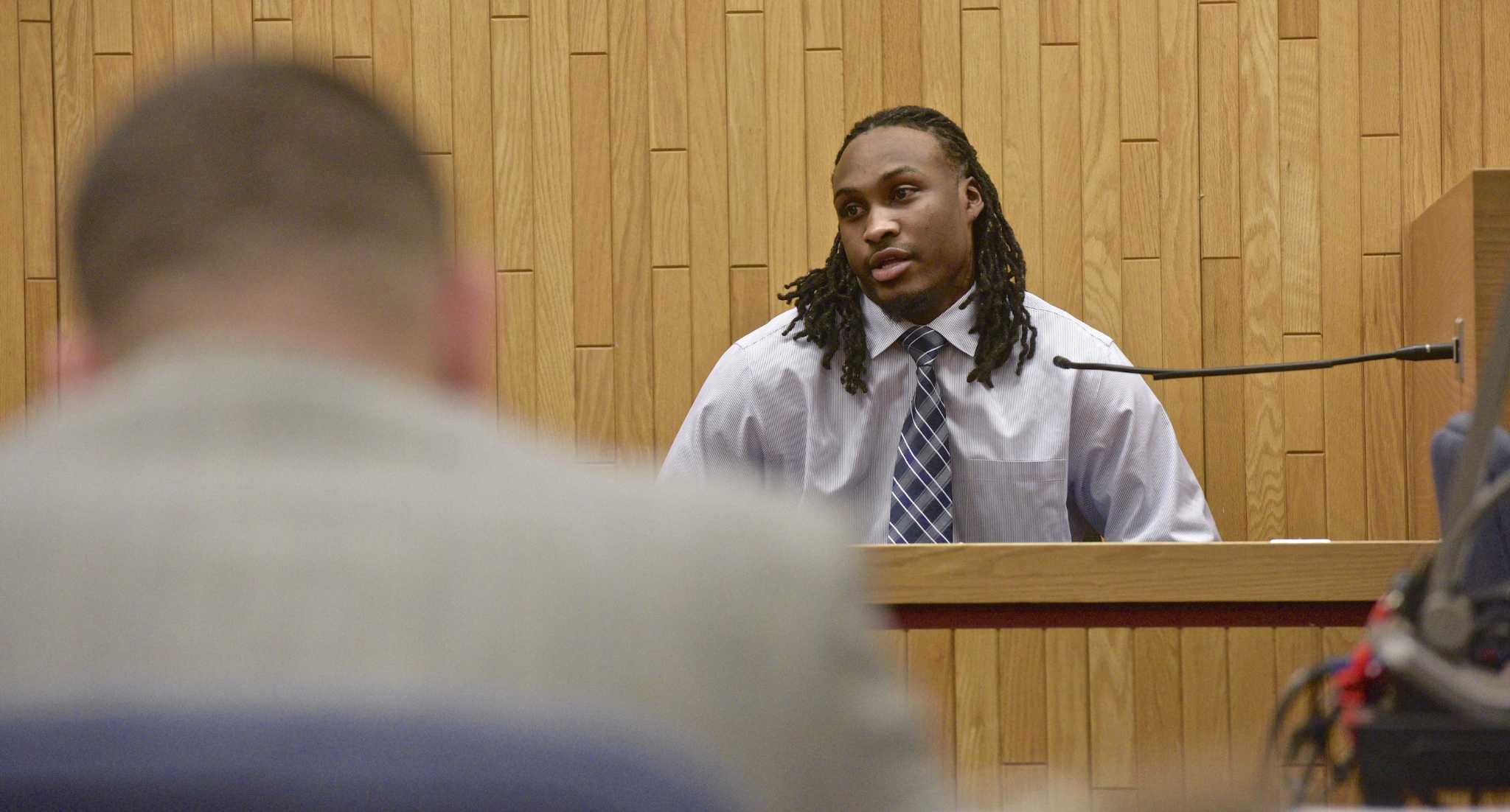 Murder suspect Sanderson testifies he pulled gun first