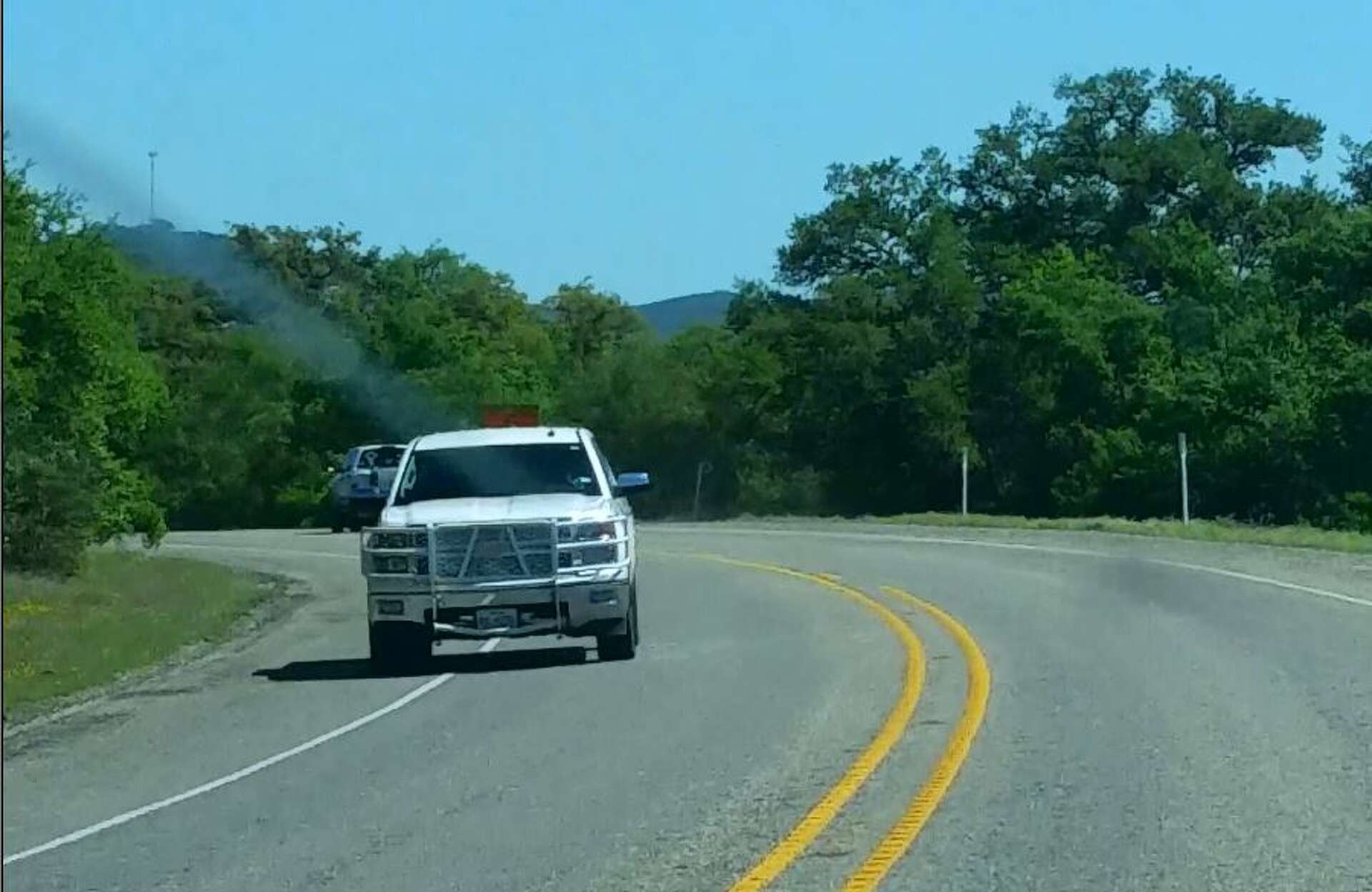 Video: Erratic driver swerves on Texas highway moments before striking ...