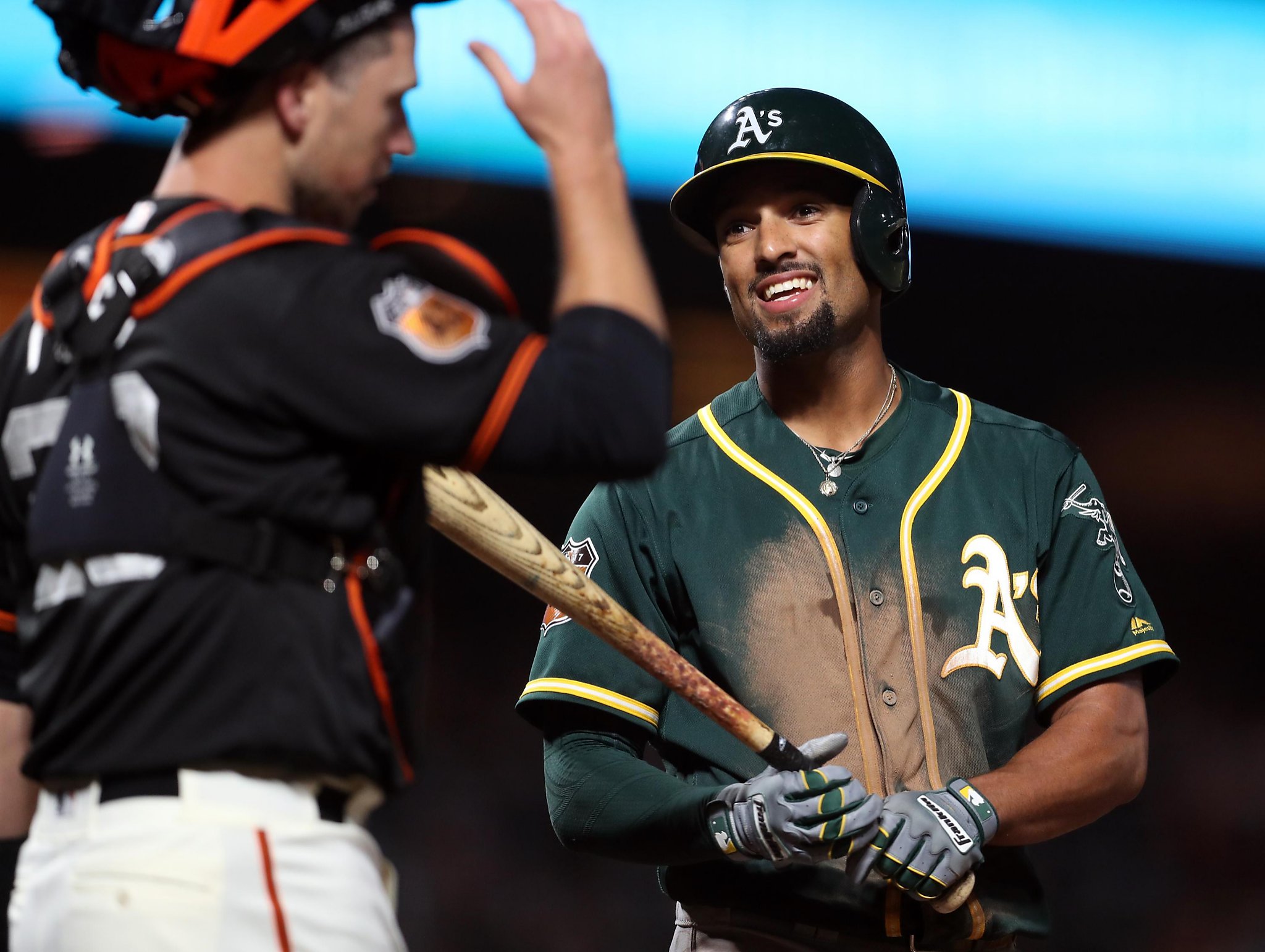 A’s Marcus Semien is making progress, slowly