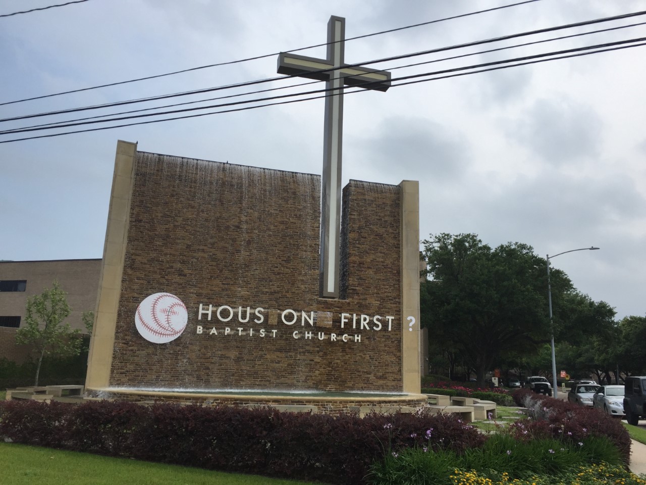Houston's First Baptist Church is ready for baseball season with clever ...