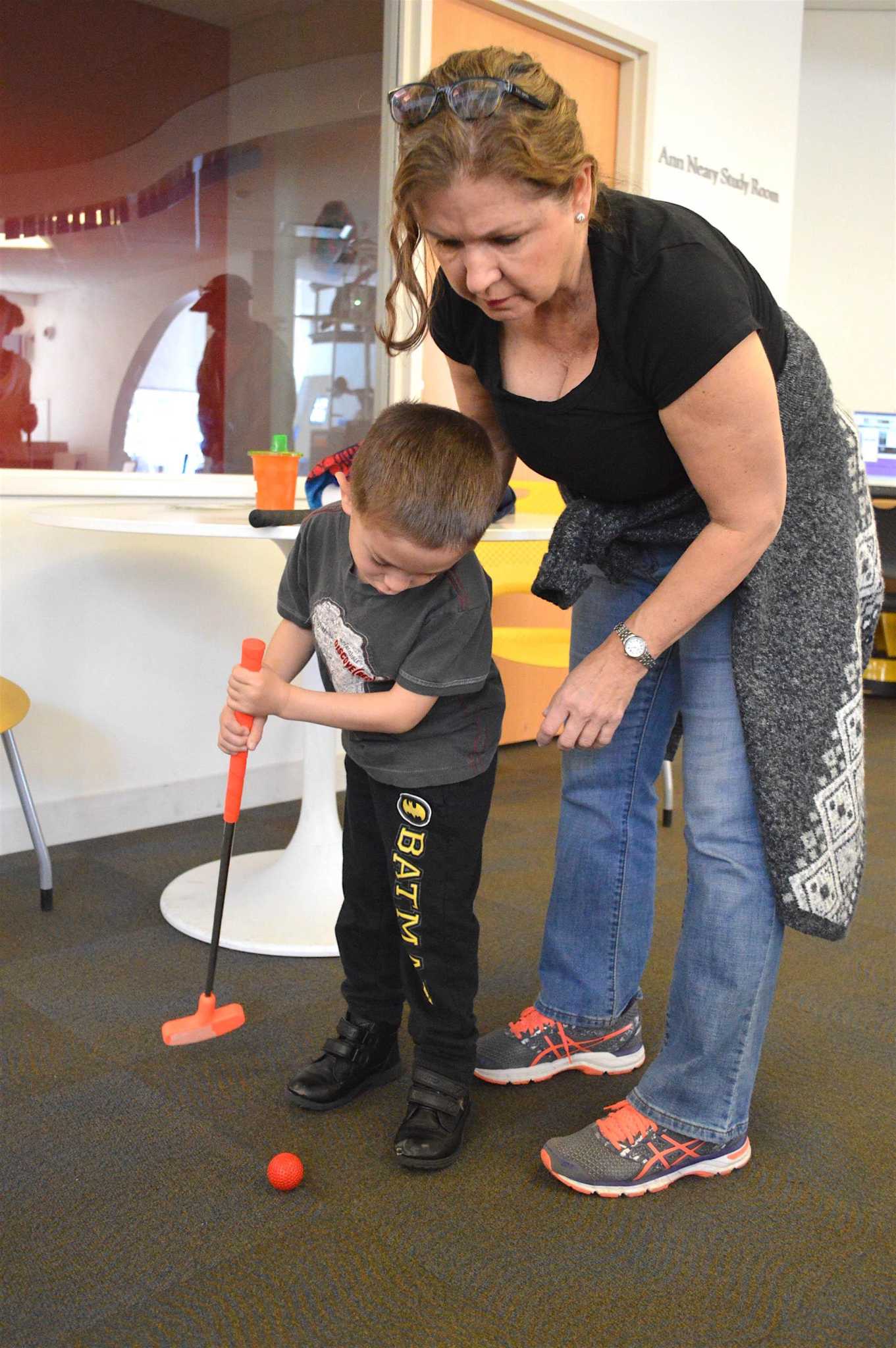 In Pictures: Mini-golf fundraiser held at Fairfield Library
