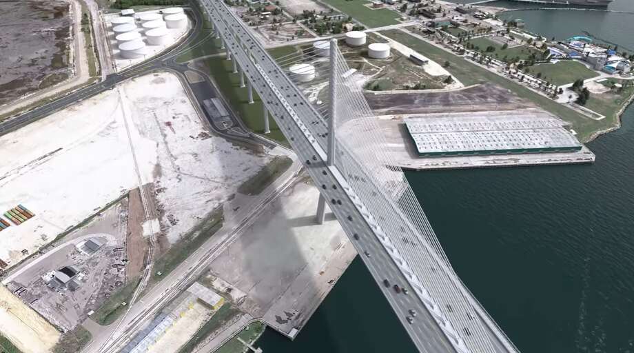 Construction begins on new iconic Harbor Bridge that will change Corpus ...