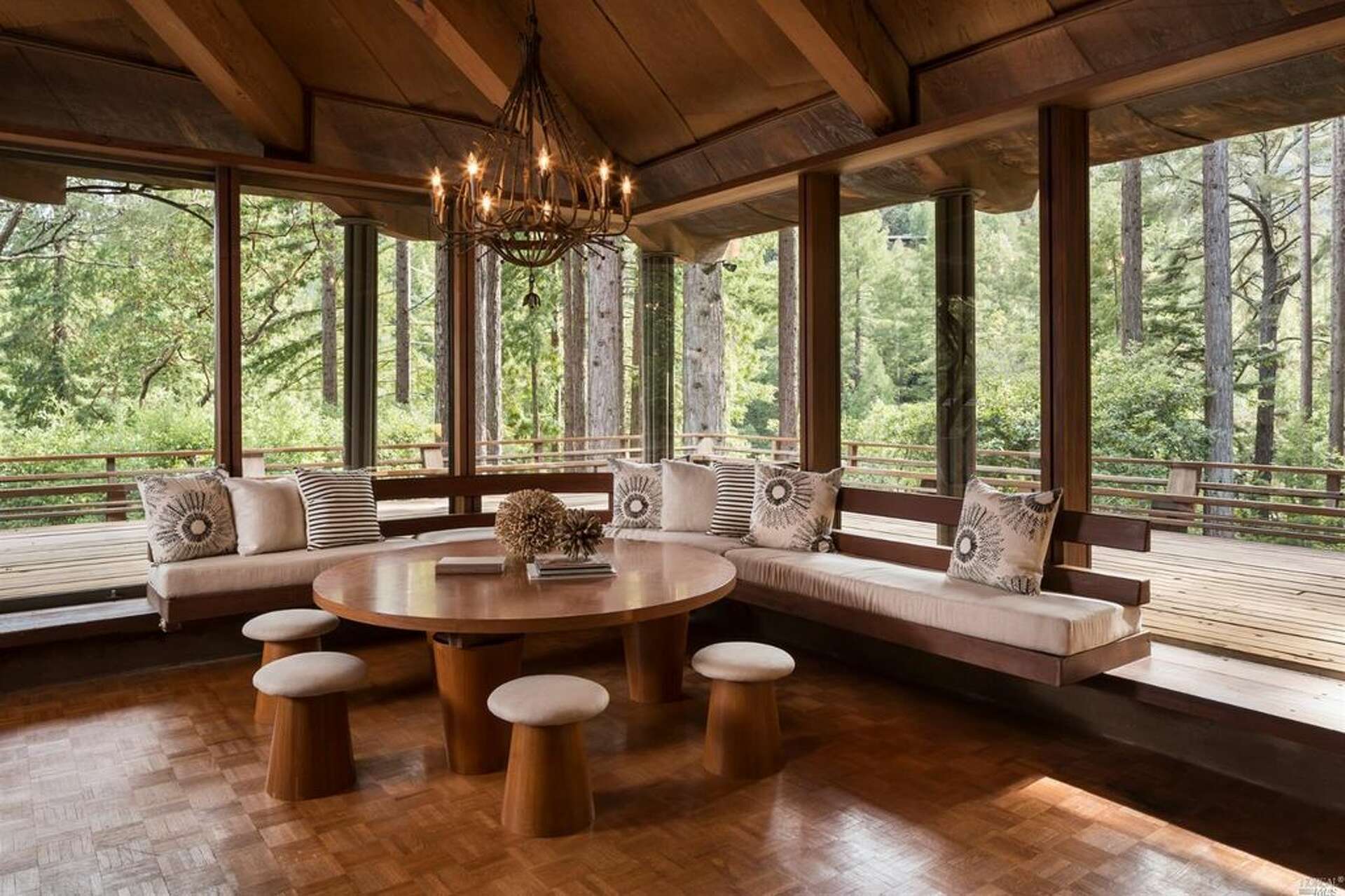Daniel Liebermann masterpiece in Mill Valley is a redwood and glass wonder