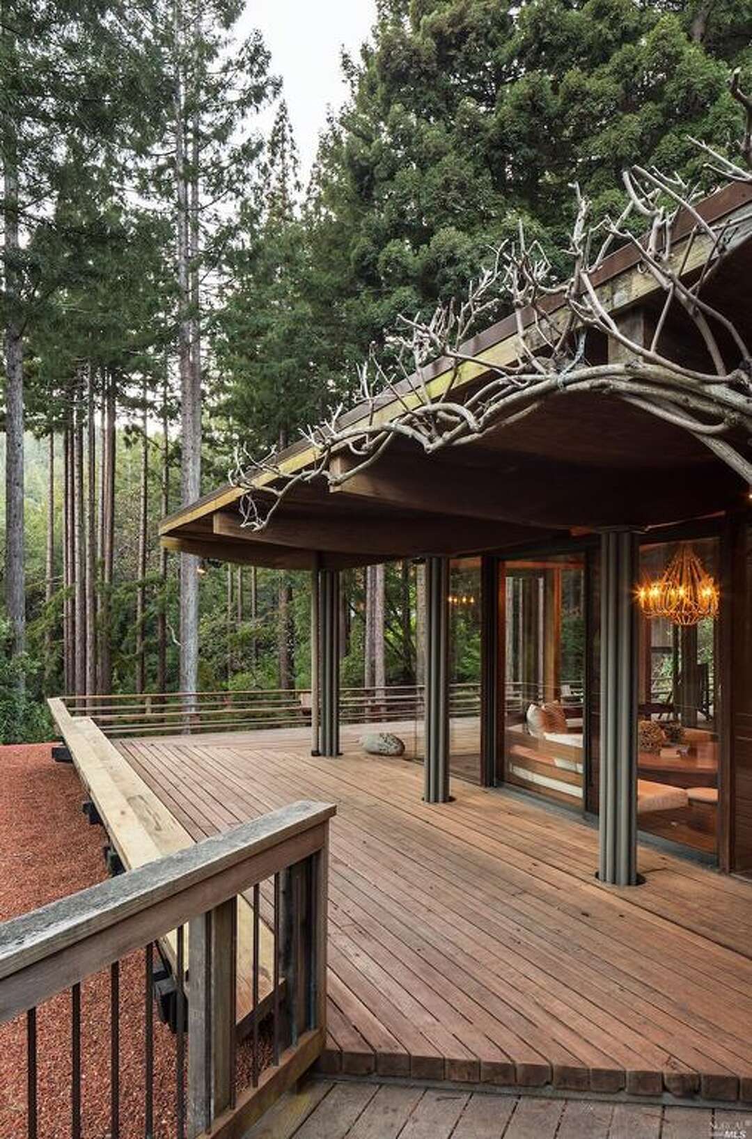 Daniel Liebermann masterpiece in Mill Valley is a redwood and glass wonder