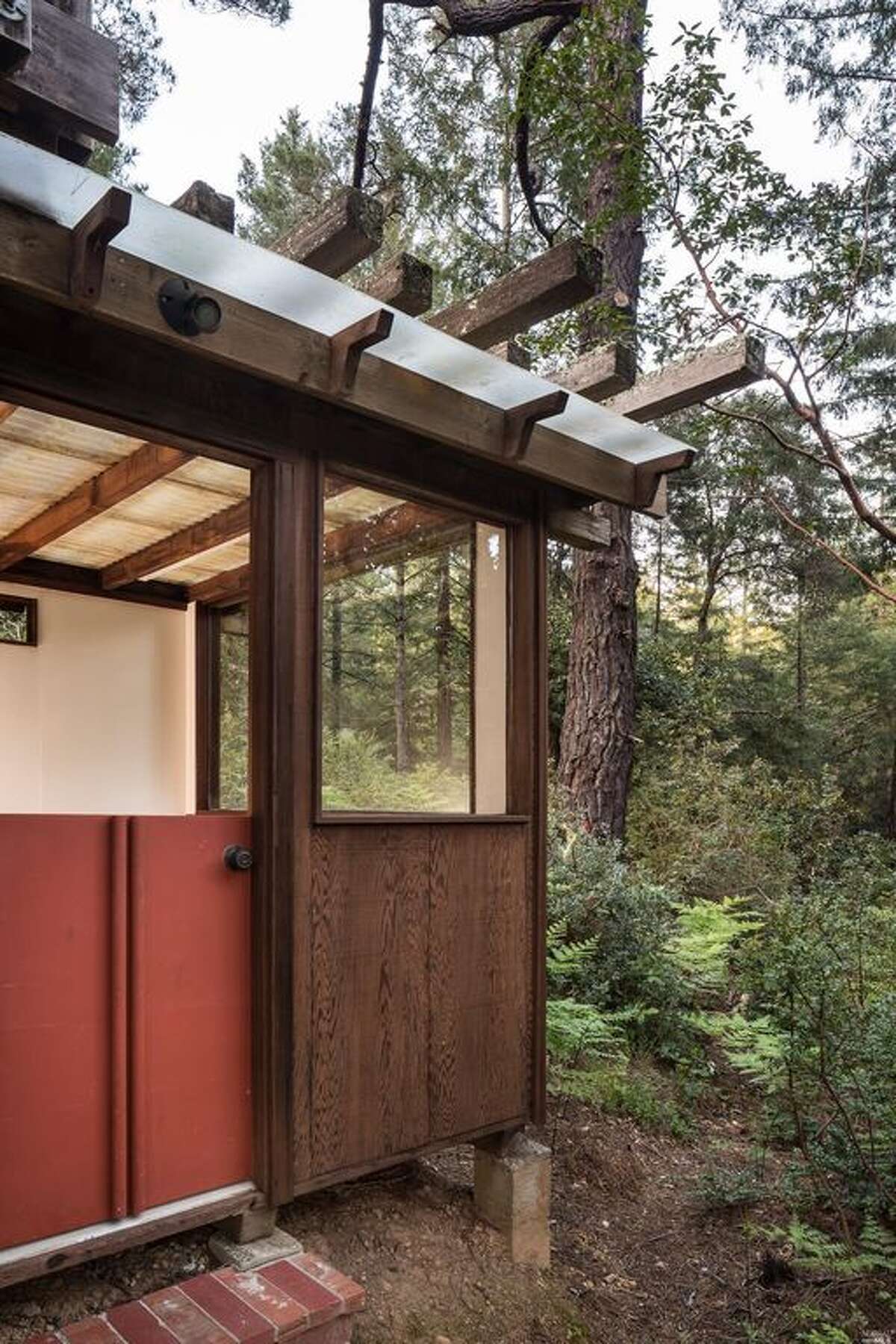 Daniel Liebermann masterpiece in Mill Valley is a redwood and glass wonder