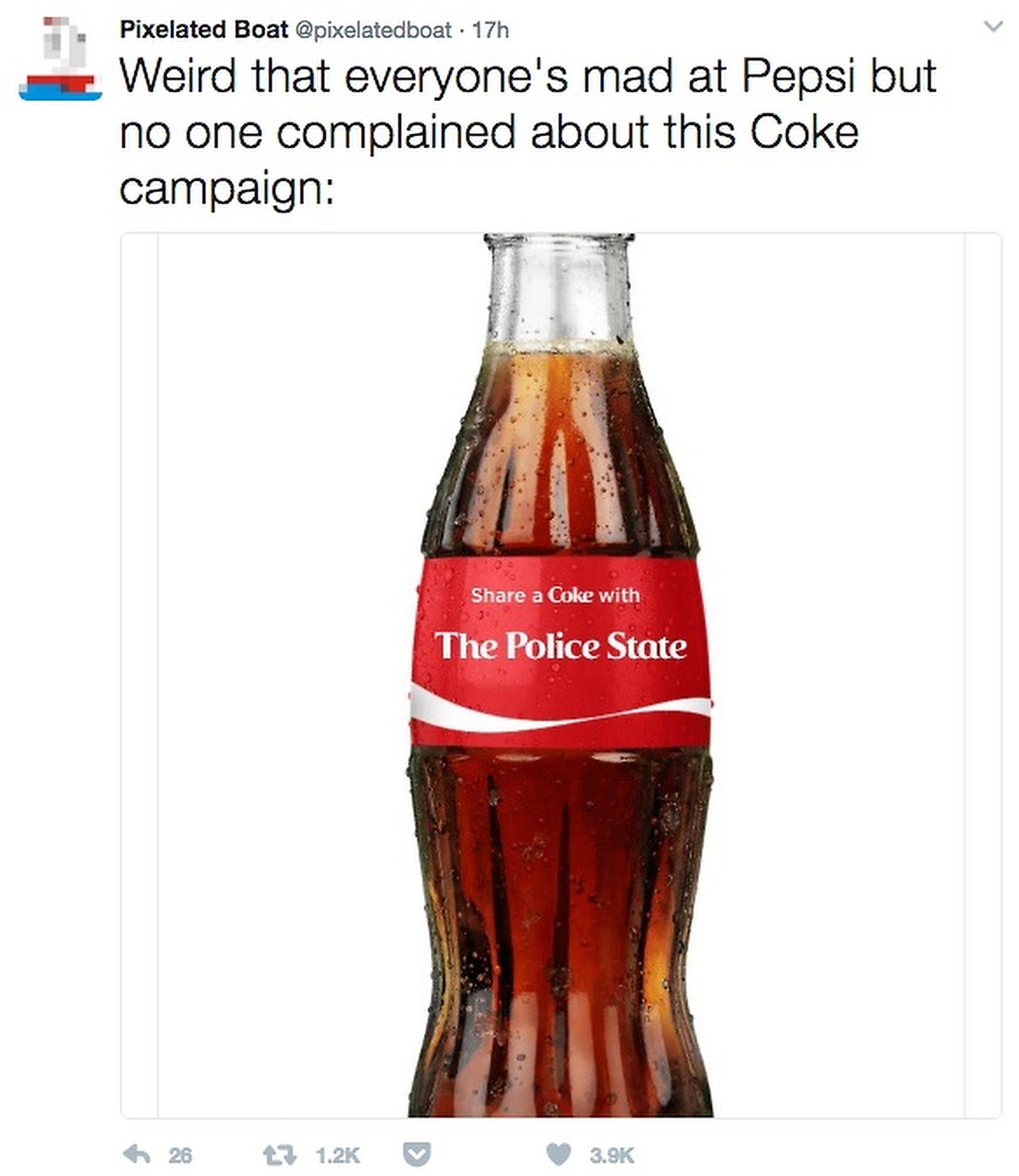 Pepsi Ad Using Coke