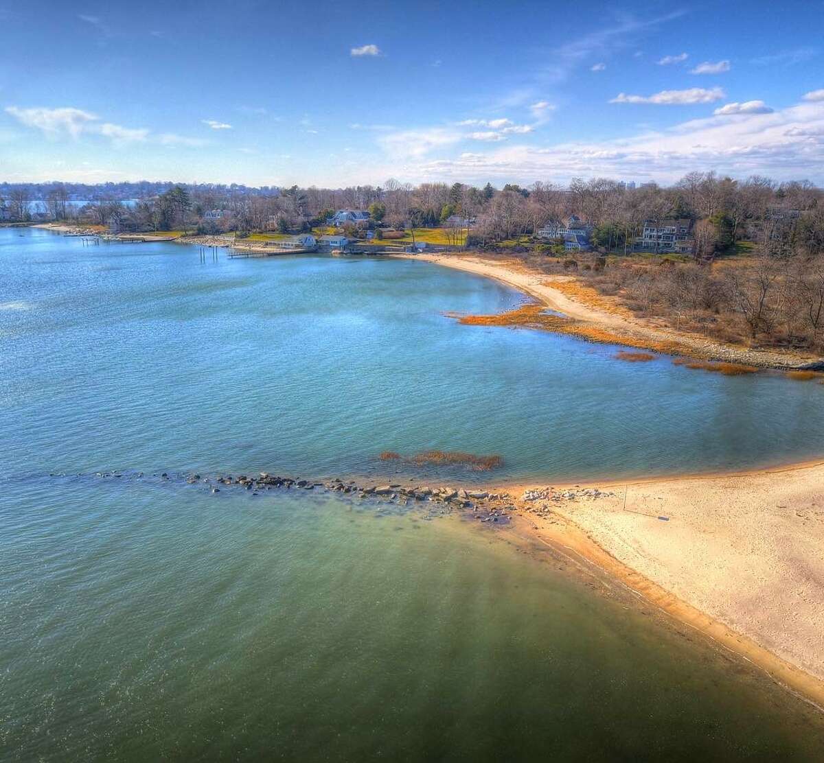 Drone captures spectacular images of the Connecticut shoreline