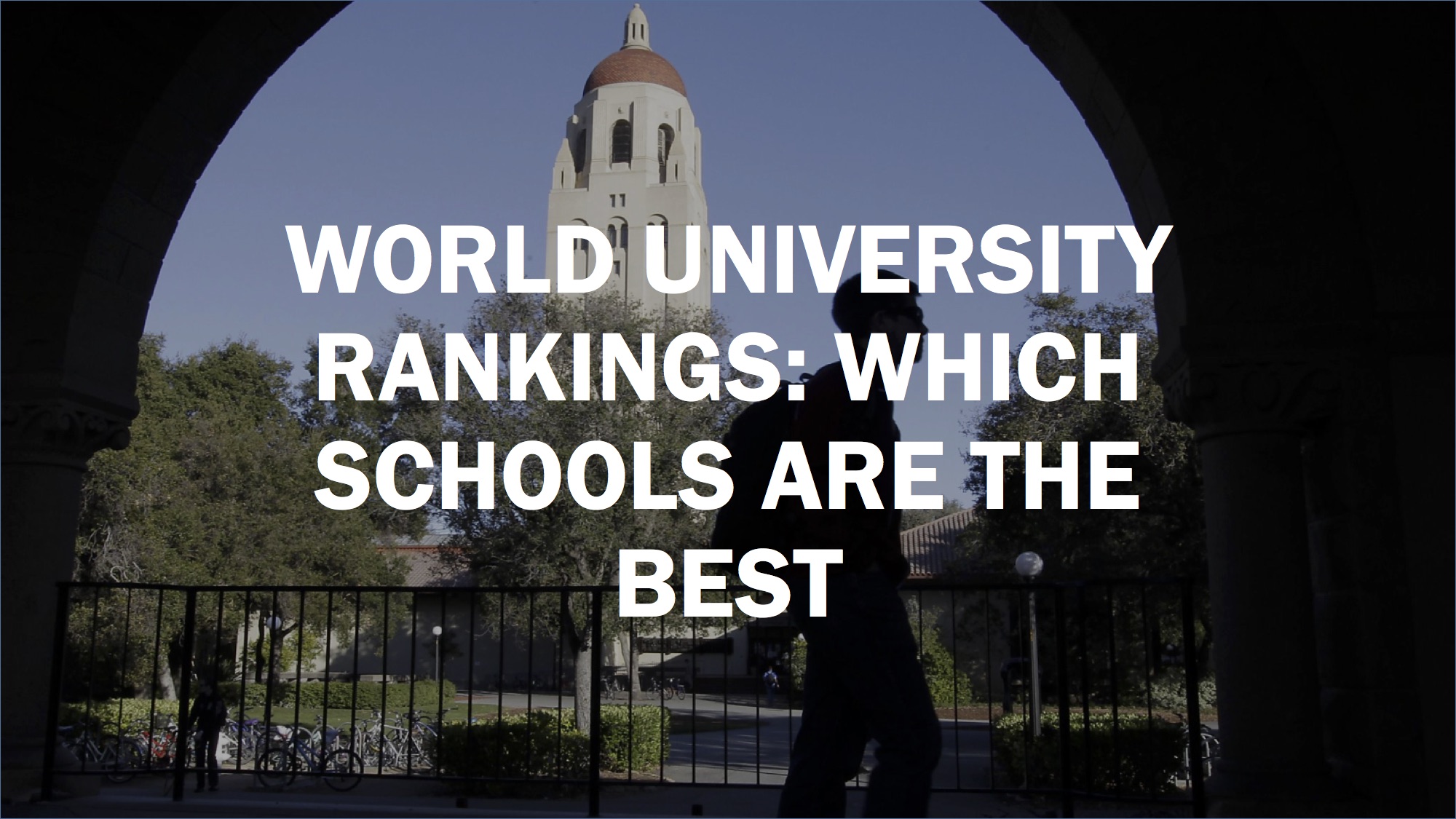 World University Rankings: Which schools are the best on the planet?