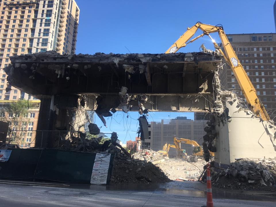 Farewell, old Houston Chronicle building. You will not be missed.