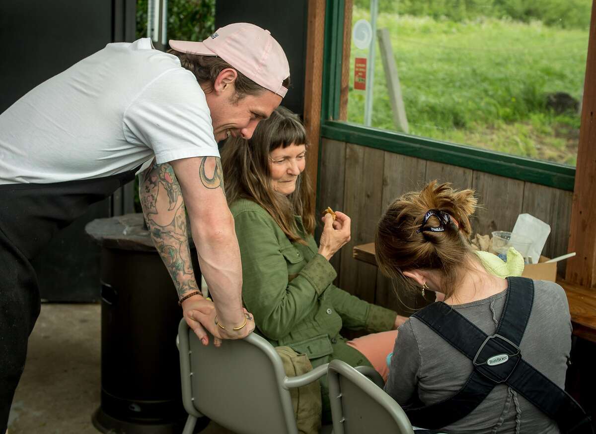 Former Saison chef now cooking hamburgers in a caboose