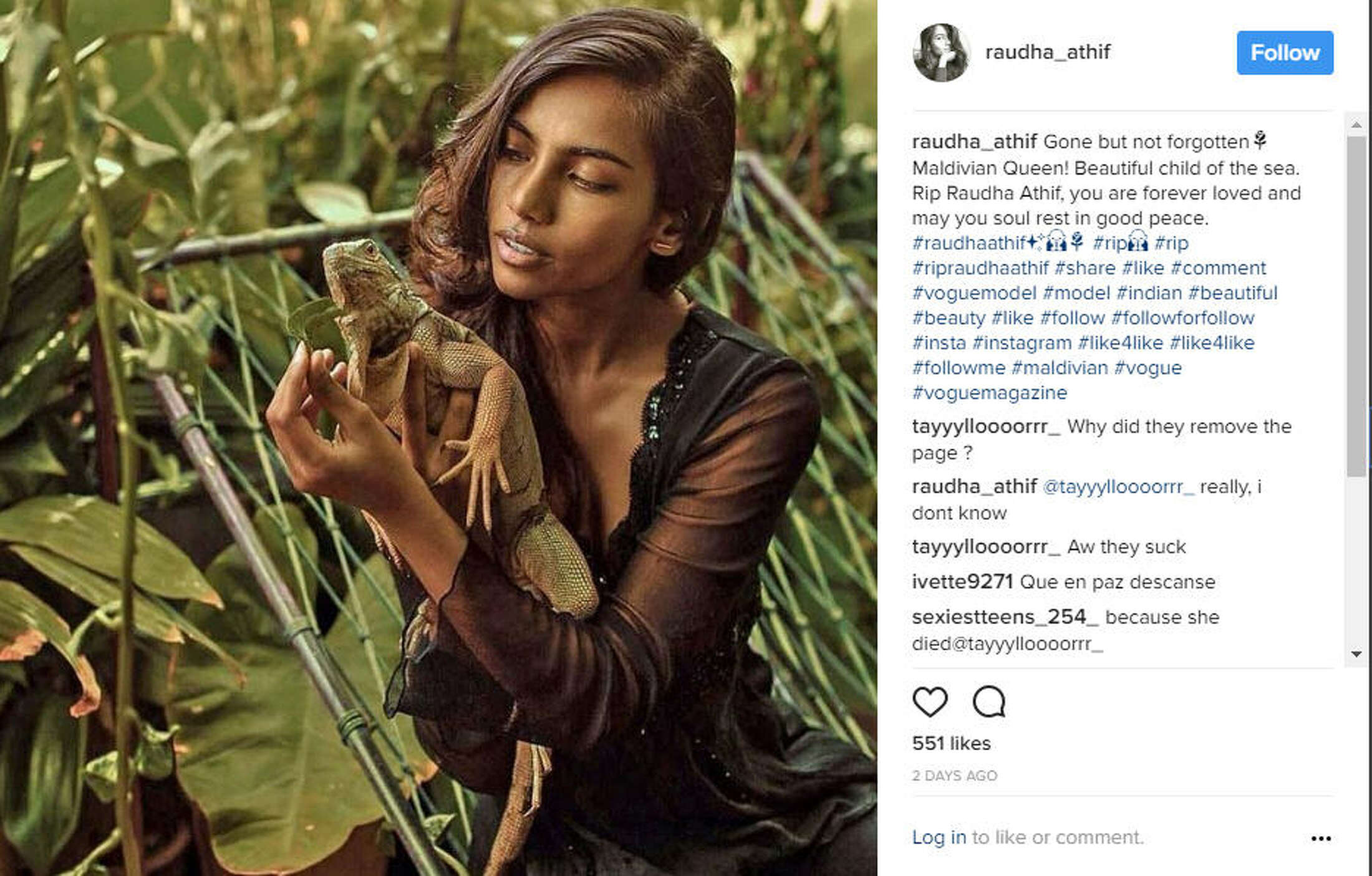 Vogue cover model, Raudha Athif allegedly murdered for refusing to wear ...