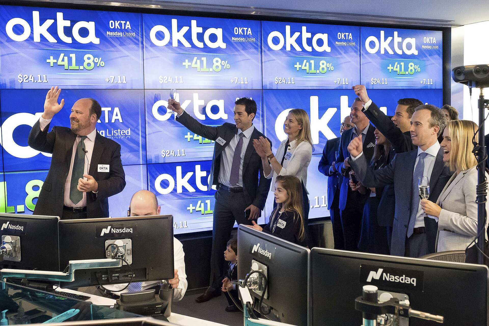 Shares of San Francisco’s Okta jump in IPO