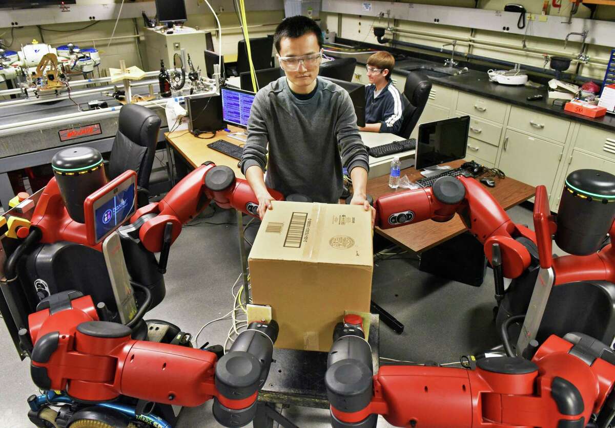 Robot workers rising as humans ponder job future