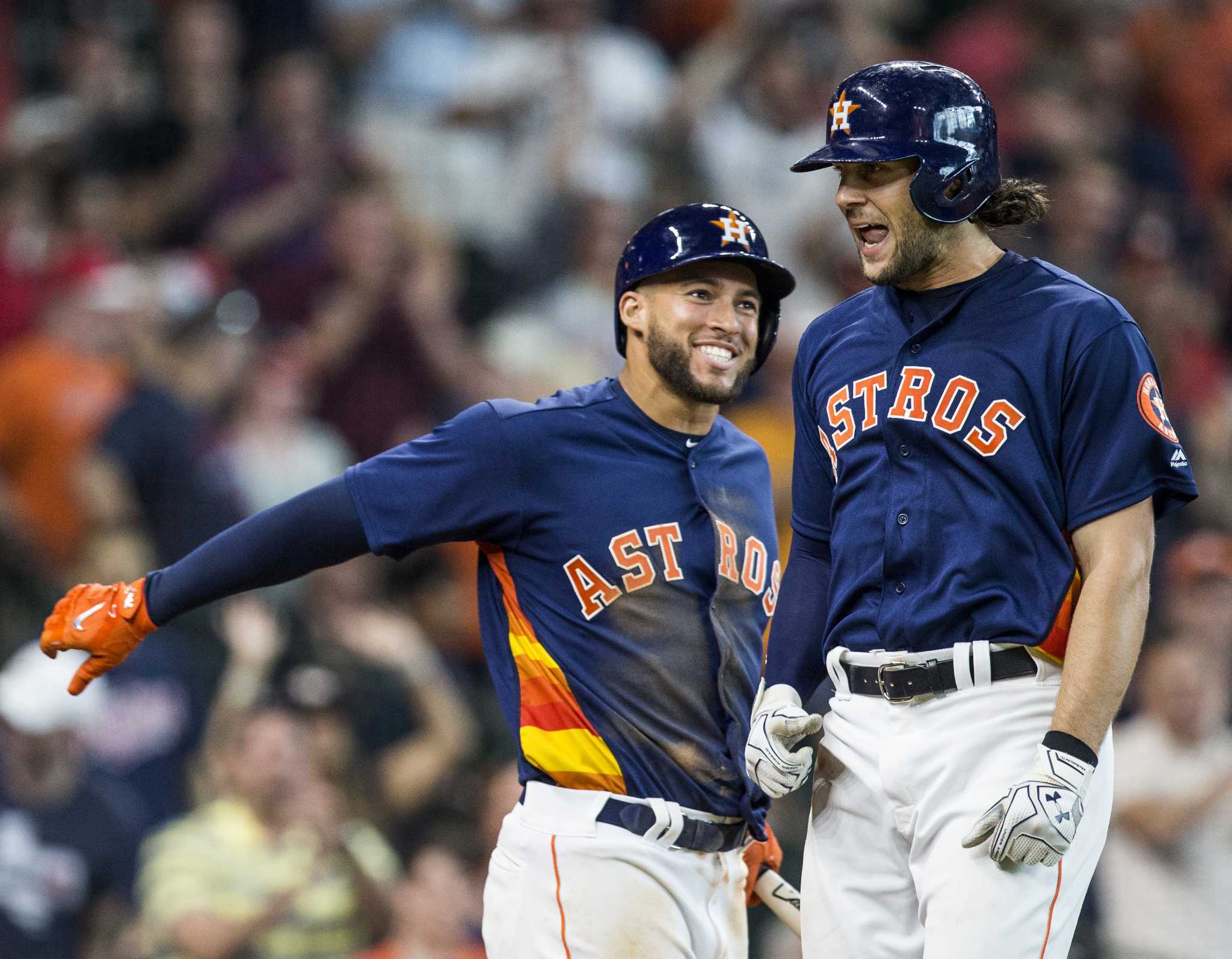 Evan Gattis draws bases-loaded walk in 12th inning to lift Astros over ...