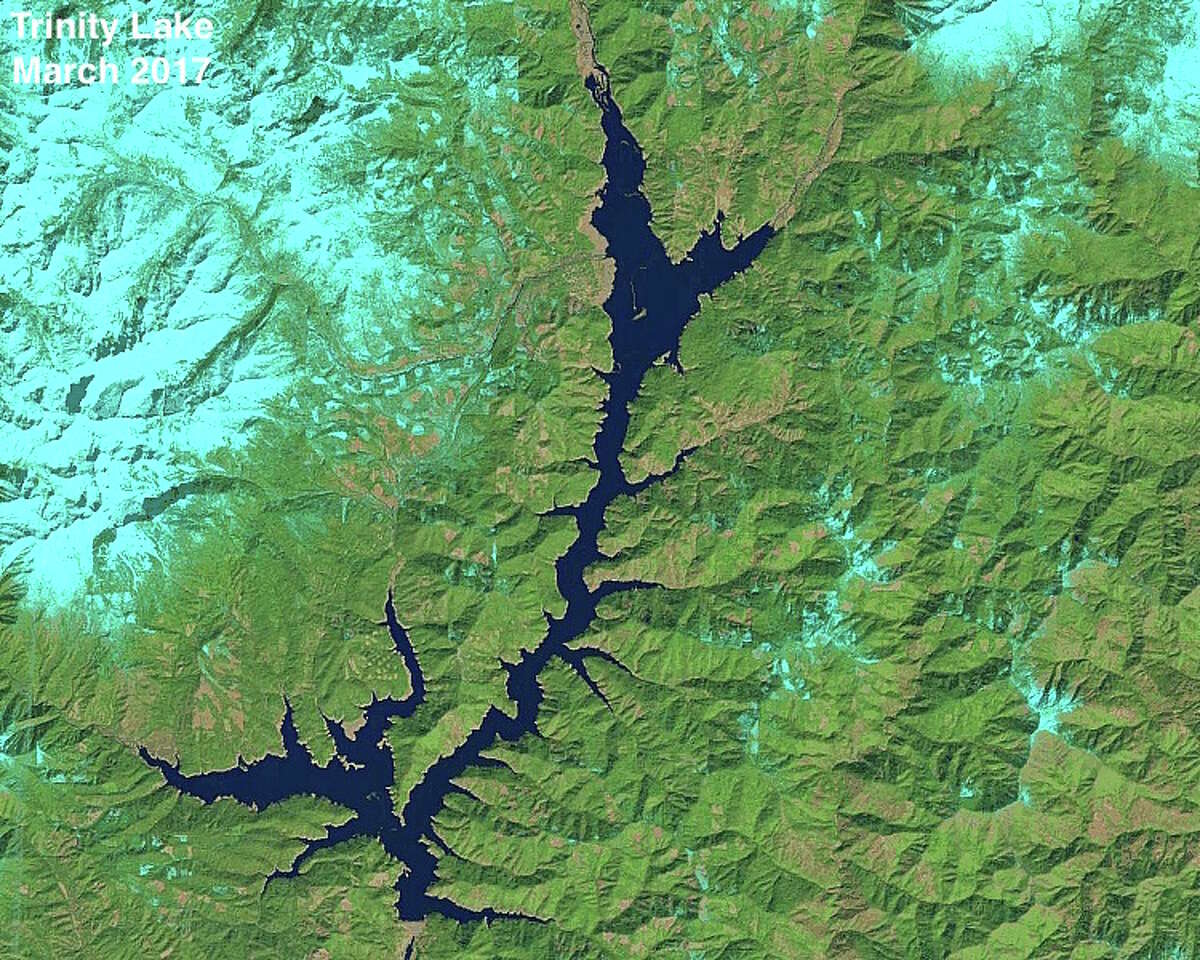 See California reservoirs fill up in these before-and-after images