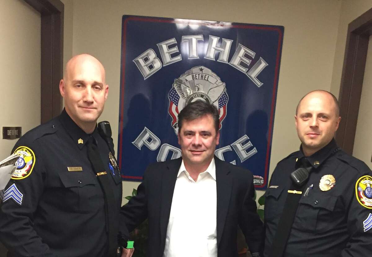 Duff patrols with Bethel police officers