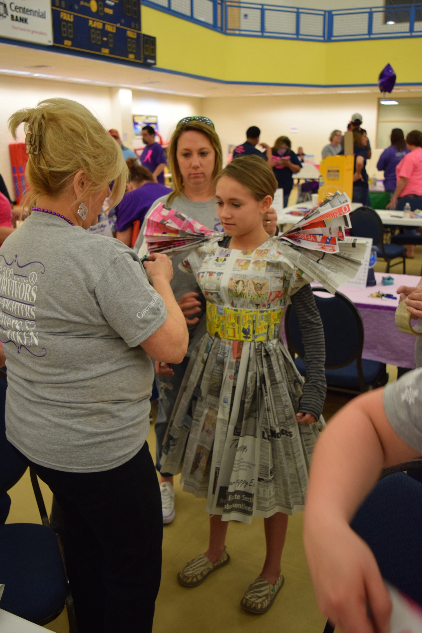 Relay for Life Newspaper Costume