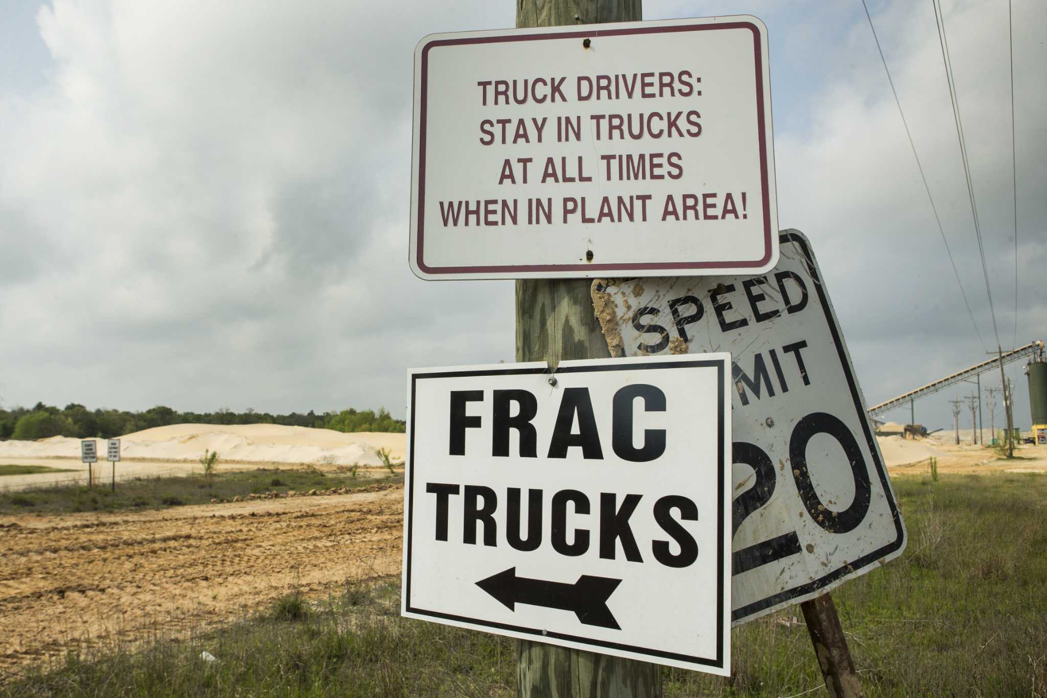 Frac sand mines boom in Texas