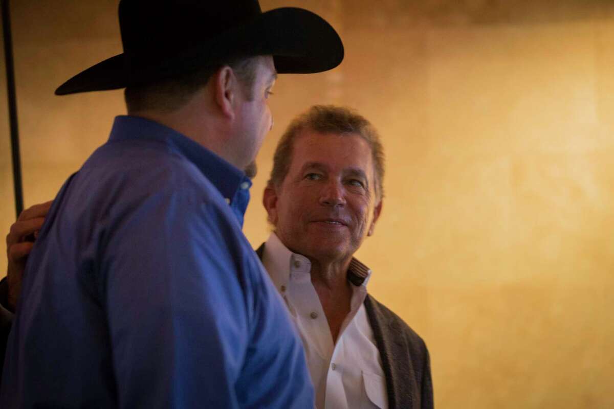 George Strait makes the rounds in Houston