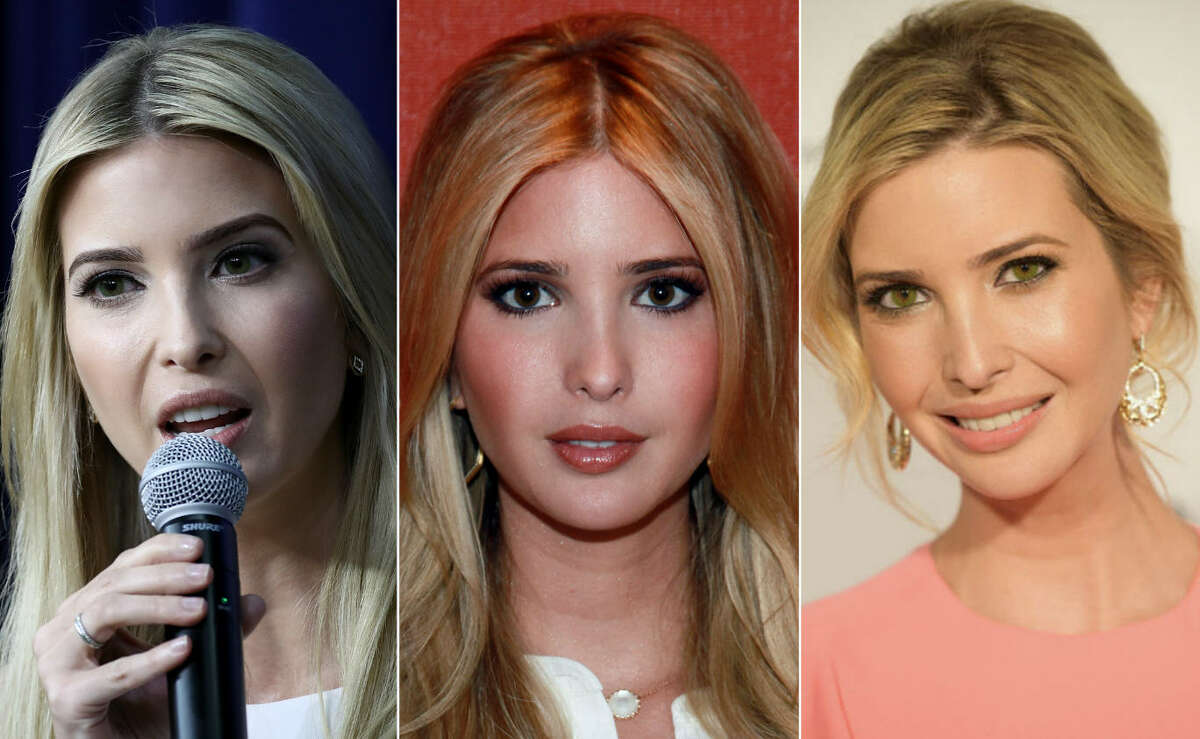 Ivanka Trump's eyes change colors between brown, green, blue