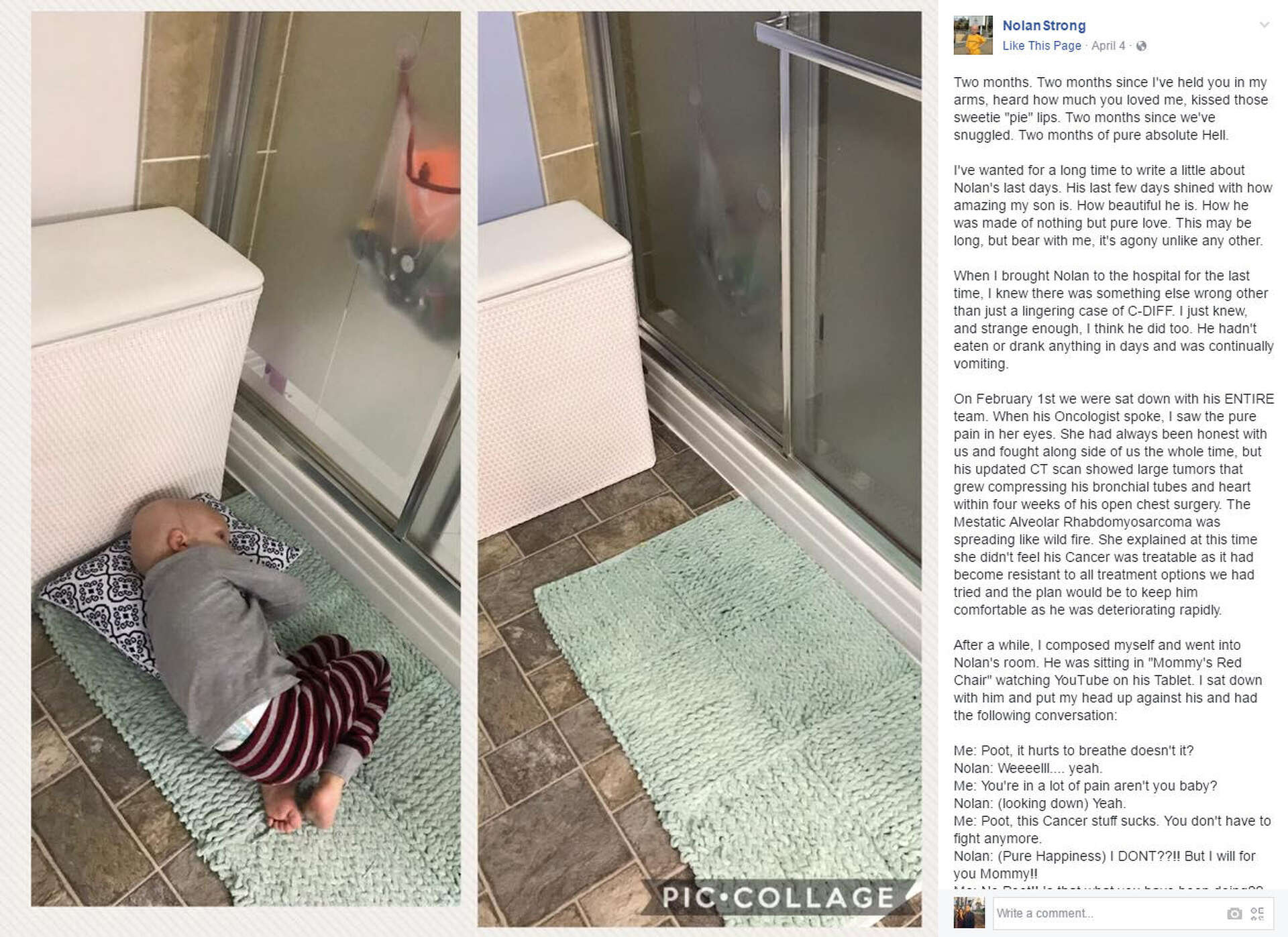 Grieving mother shares heartbreaking photo of her 4-year-old son after ...