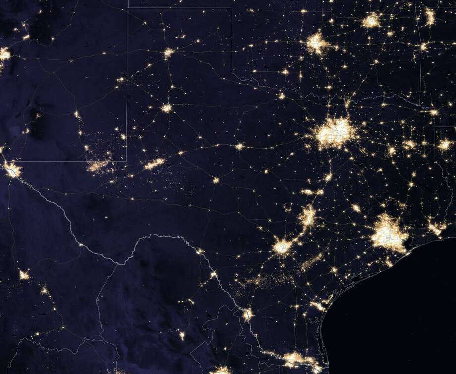 New NASA images show Texas at night clearer than ever - Houston Chronicle