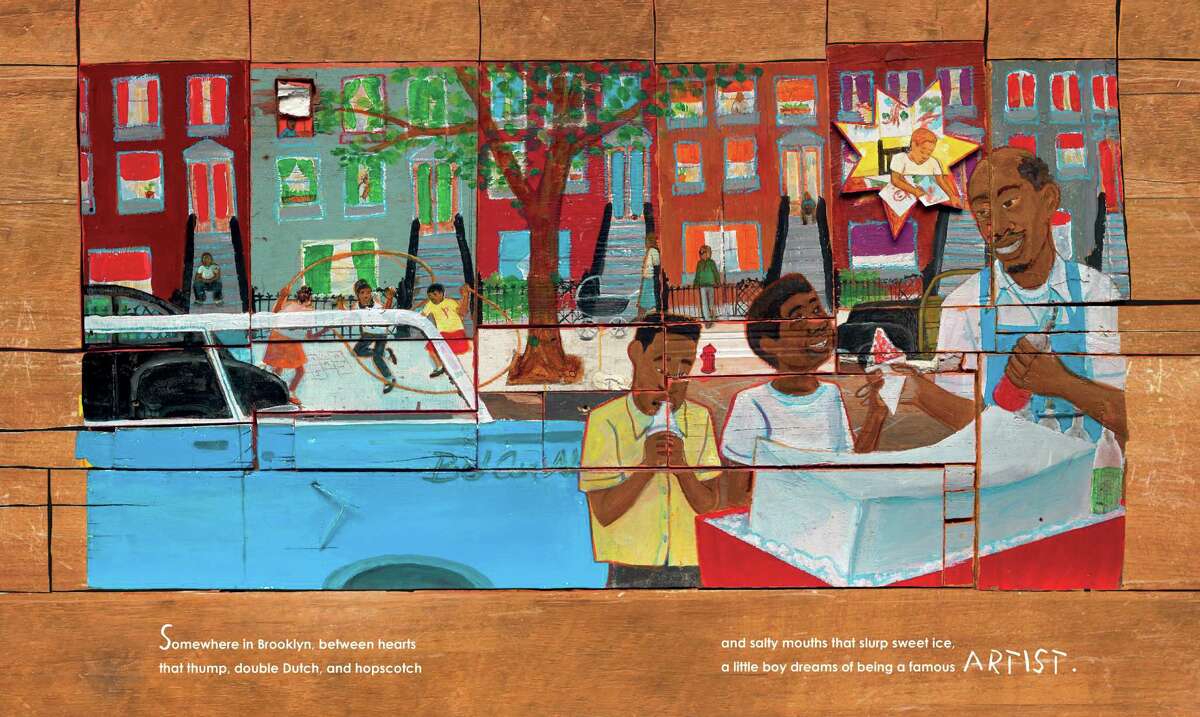 Gorgeous picture book tells the story of artist Basquiat