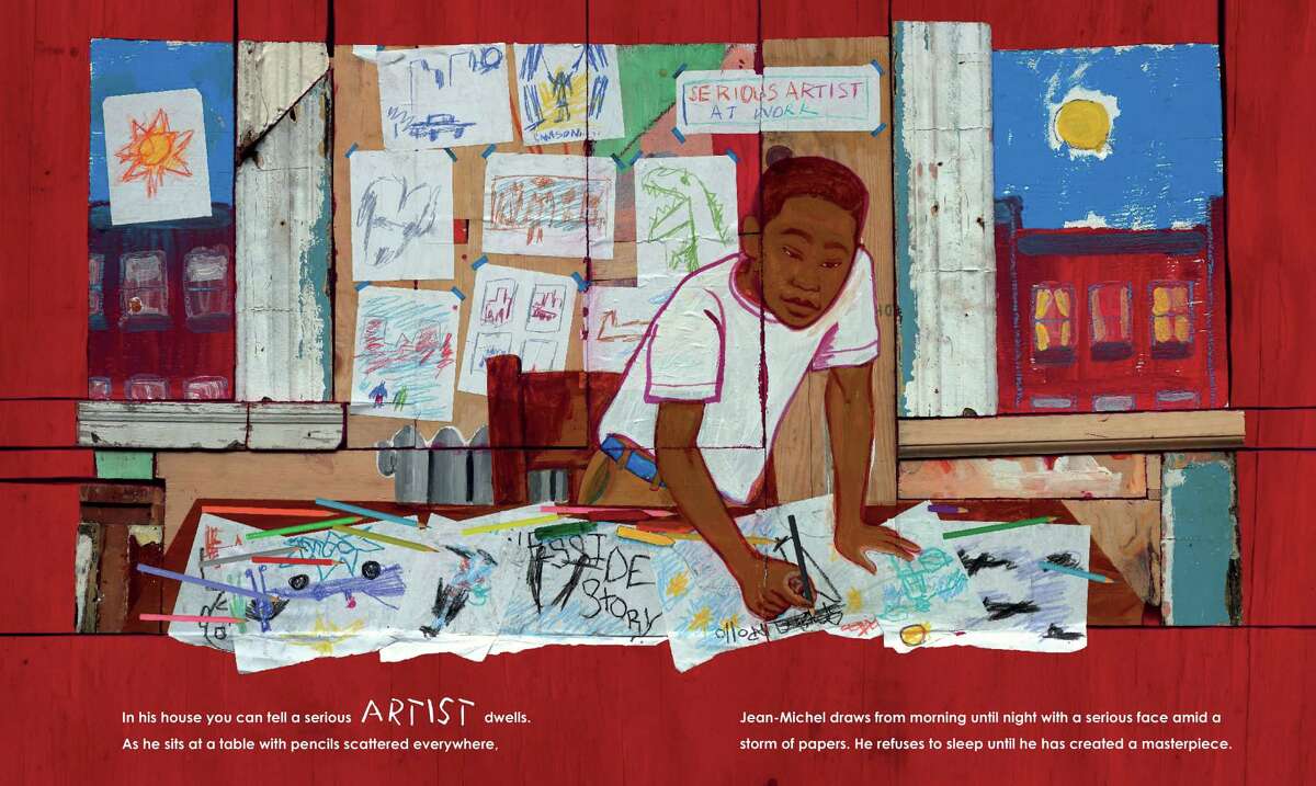 Gorgeous picture book tells the story of artist Basquiat