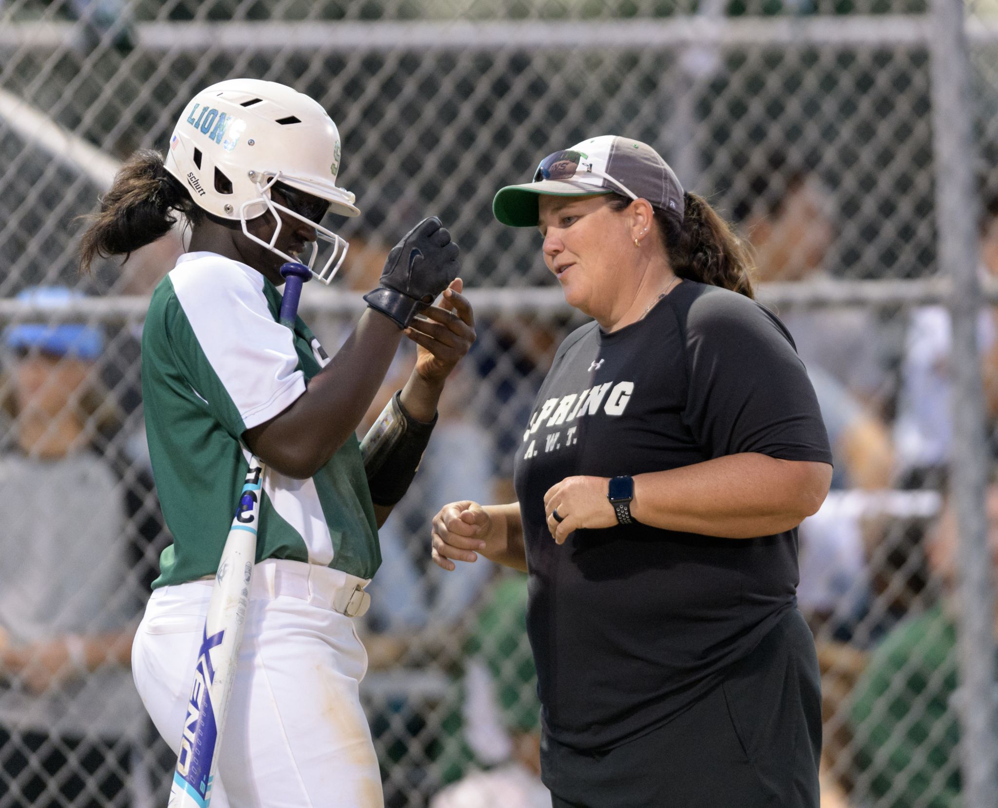 Spring routs MacArthur for coach Julie Wyrick's 500th career win