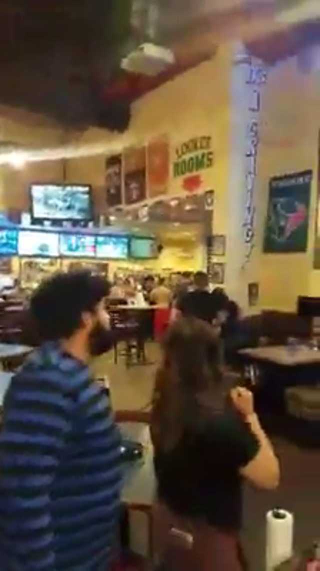 Viral video captures chair-throwing brawl at Bayou City Wings