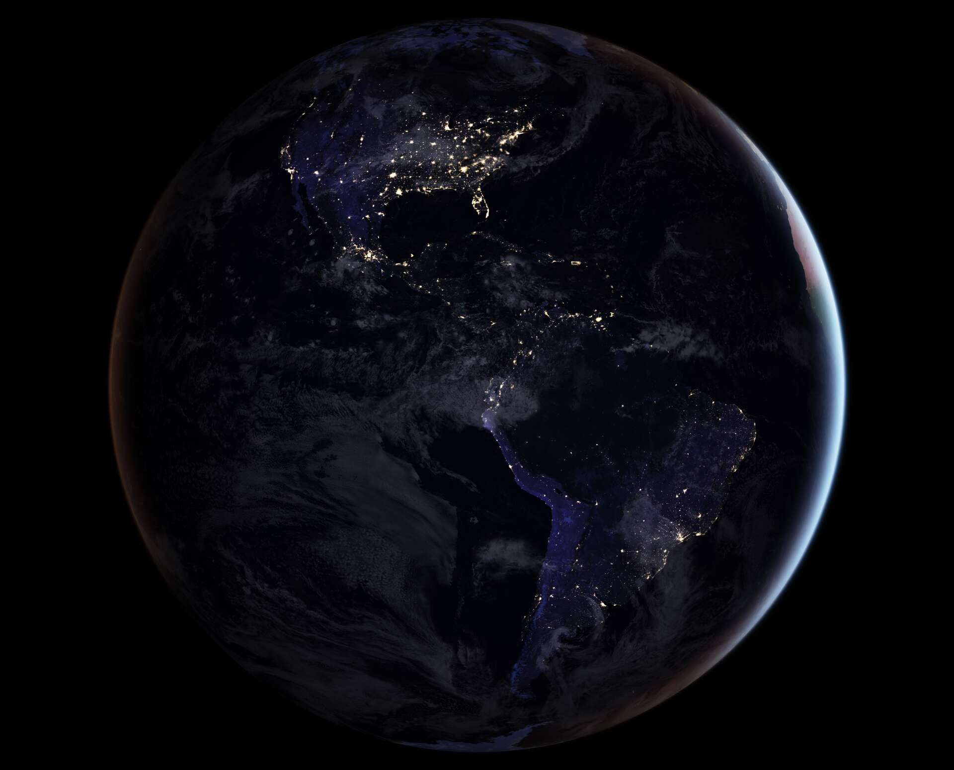 NASA releases beautiful new nighttime photos of the Earth from space