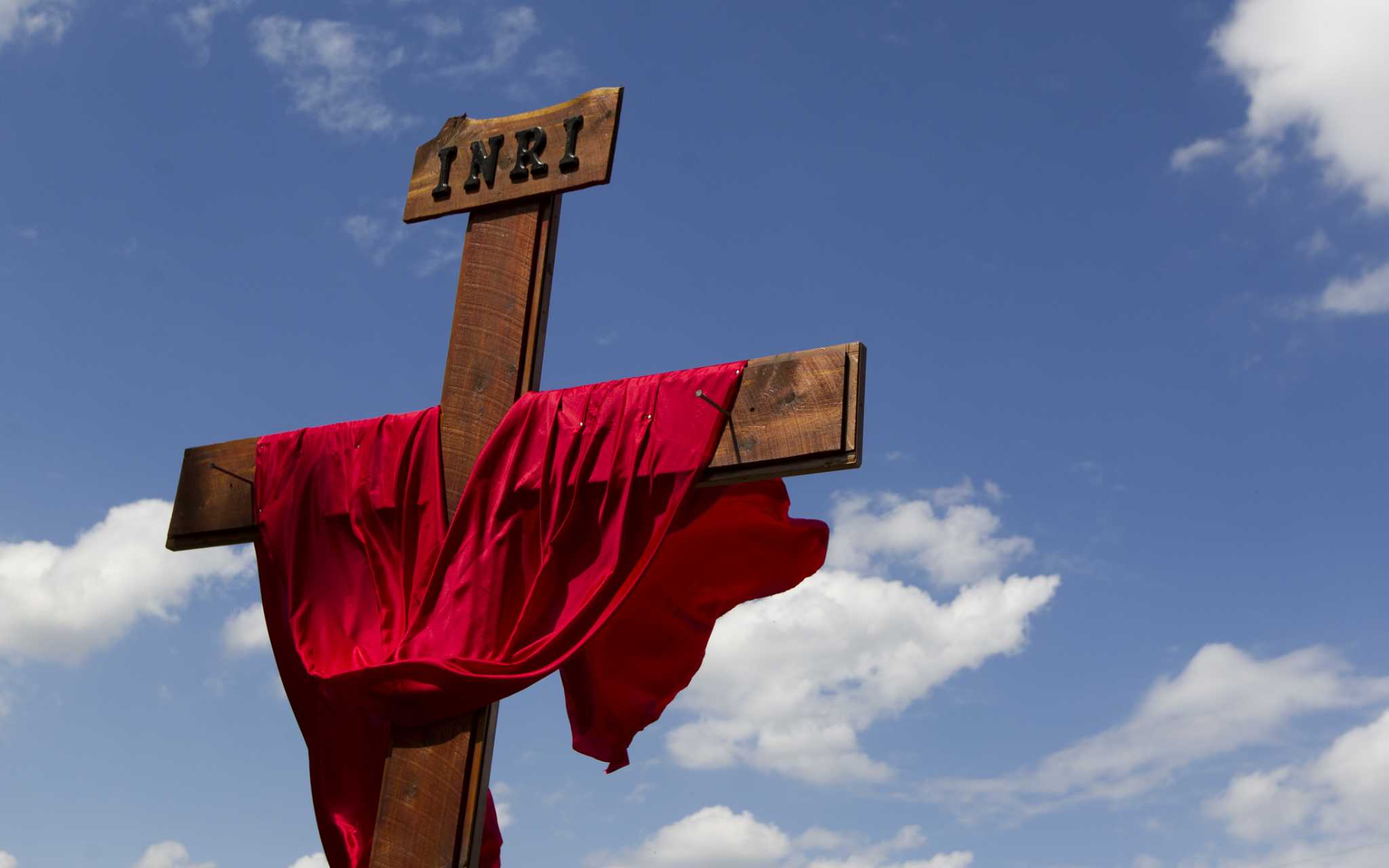 Sacred Heart Catholic Church members relive stages of the cross