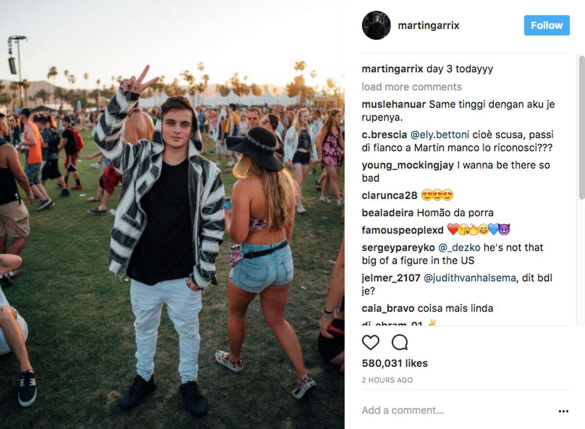 Celebrities spotted at Coachella Weekend 2