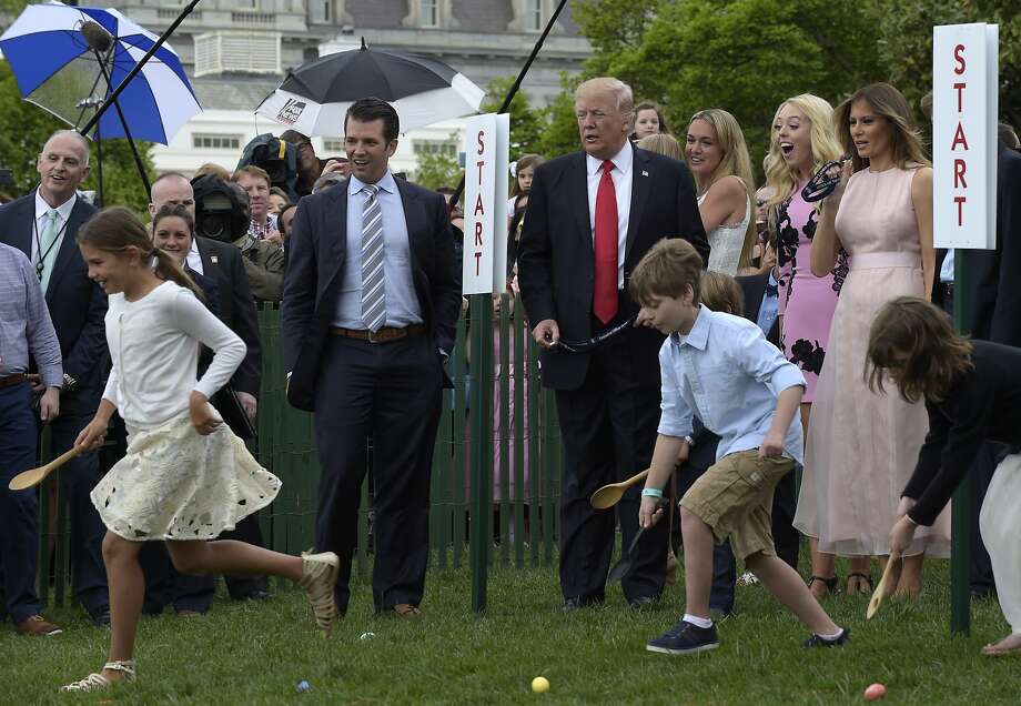 Trumps host Easter Egg Roll - SFGate