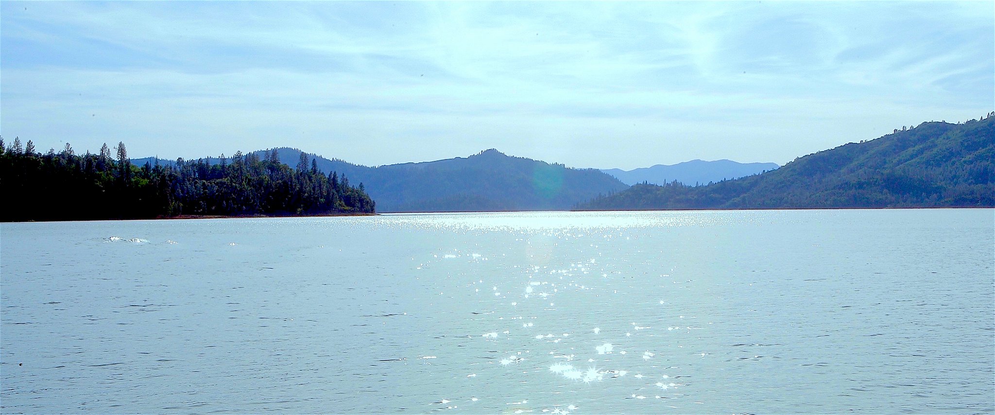 Warm weather, full lakes, for boating, fishing, camping