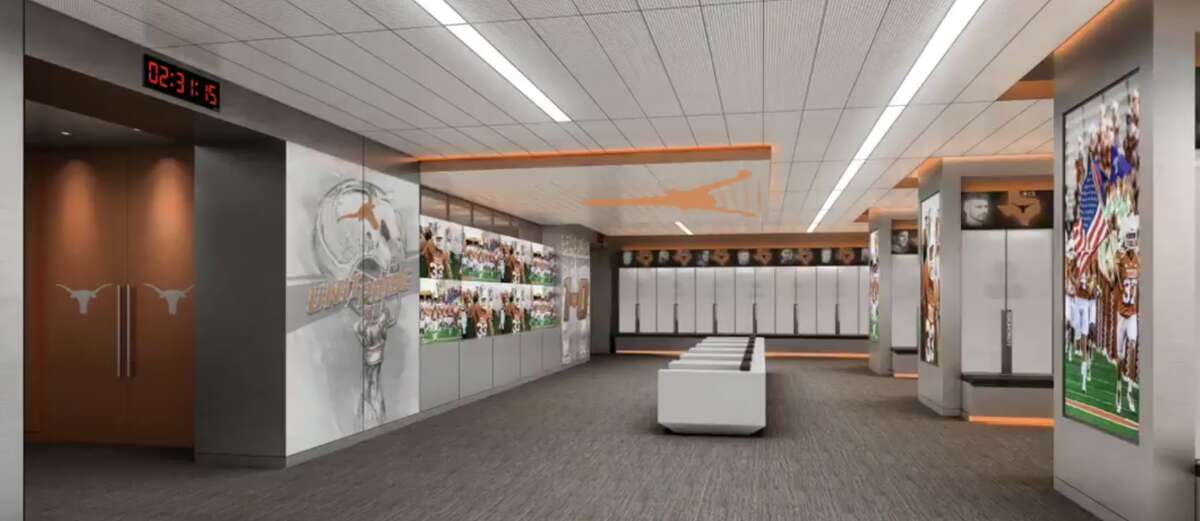 Texas unveils impressive rendering of new locker room