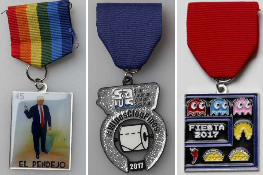 Clever, witty medals to lift your Fiesta spirits