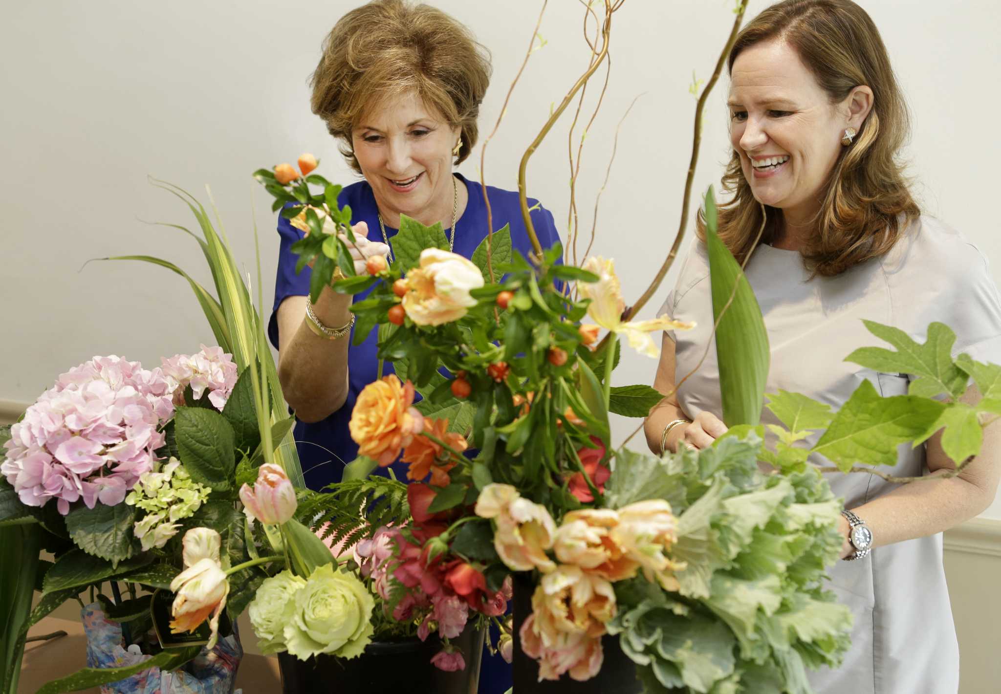 Floral designs become works of art in the skilled hands of competitors ...