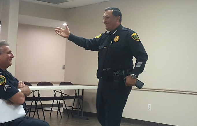 Houston Police Chief talks strategy at Kingwood PIP meeting