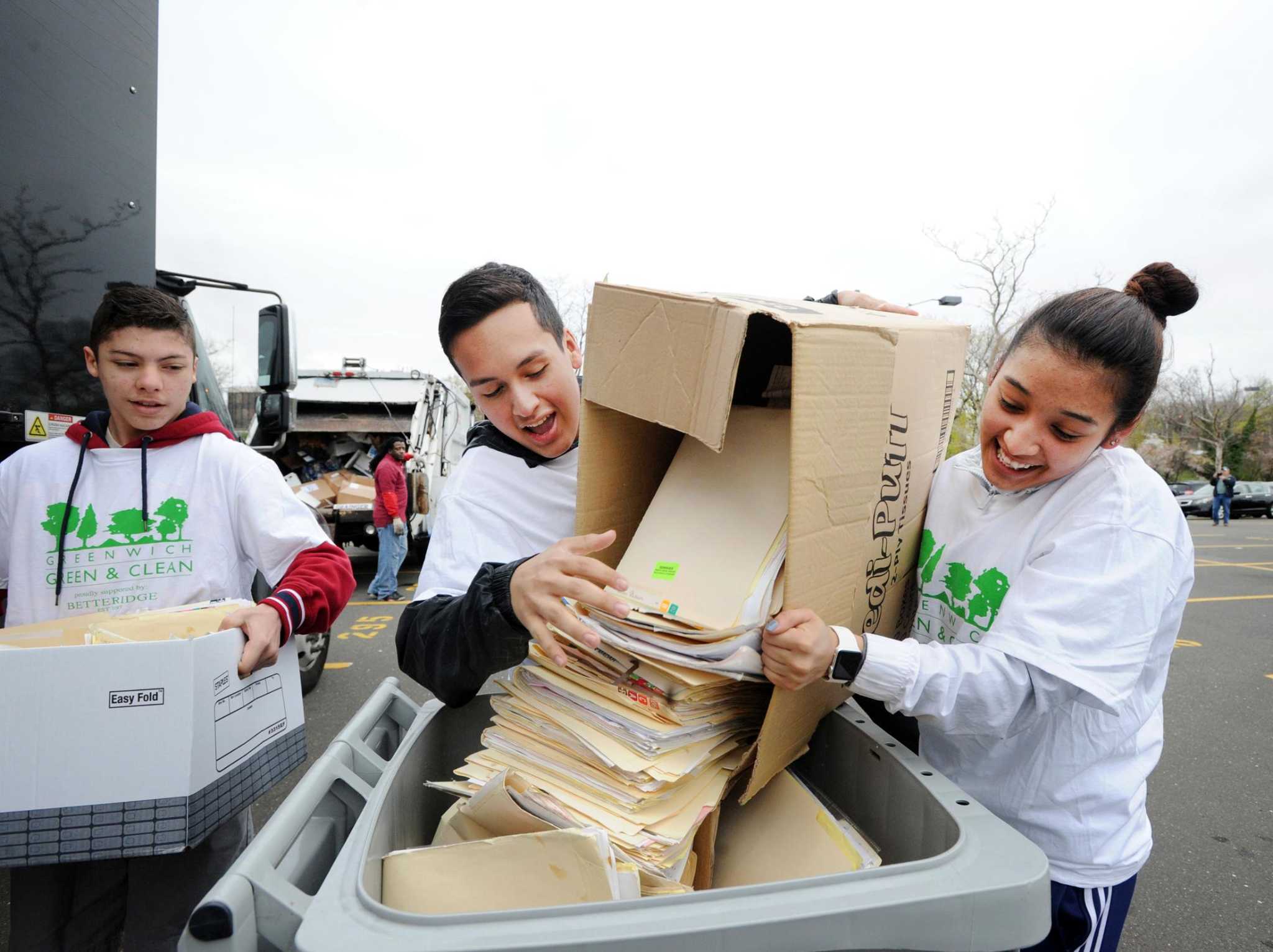 Photos: Annual Paper Shredding Day in Greenwich