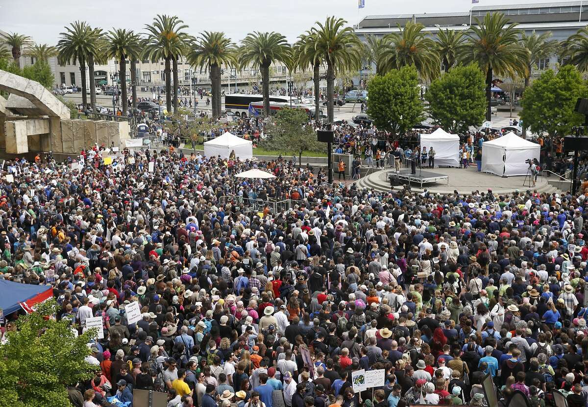 Protesters take to the streets in SF March for Science